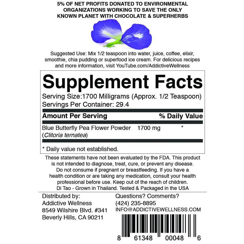 Blue Butterfly Flower | Addictive Wellness