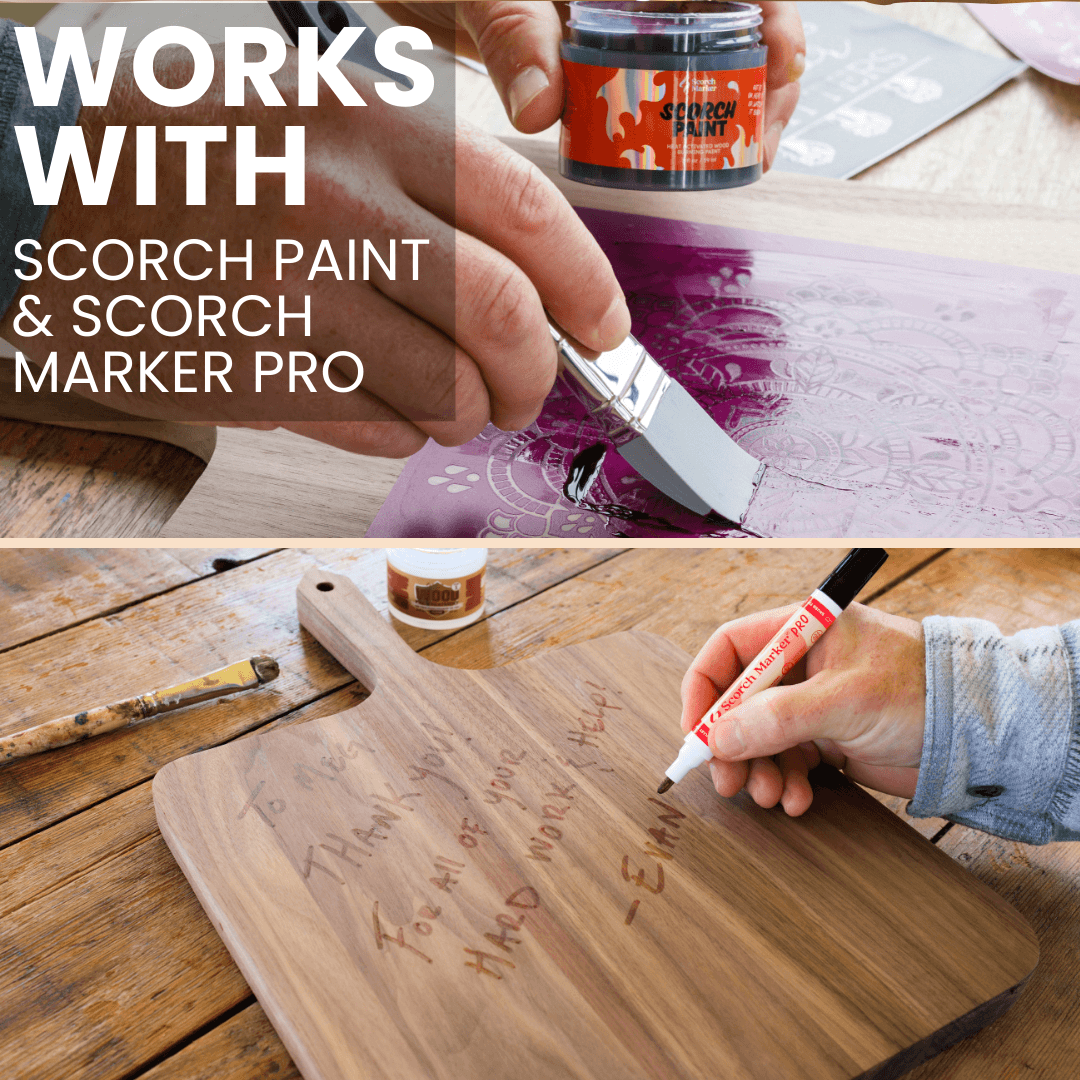 Wood Pretreatment | Guarantee clean lines with Scorch Marker Products