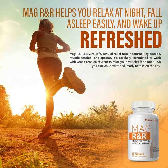 Mag R&R Natural Muscle Relaxant for Nighttime Leg Cramps – SaltWrap