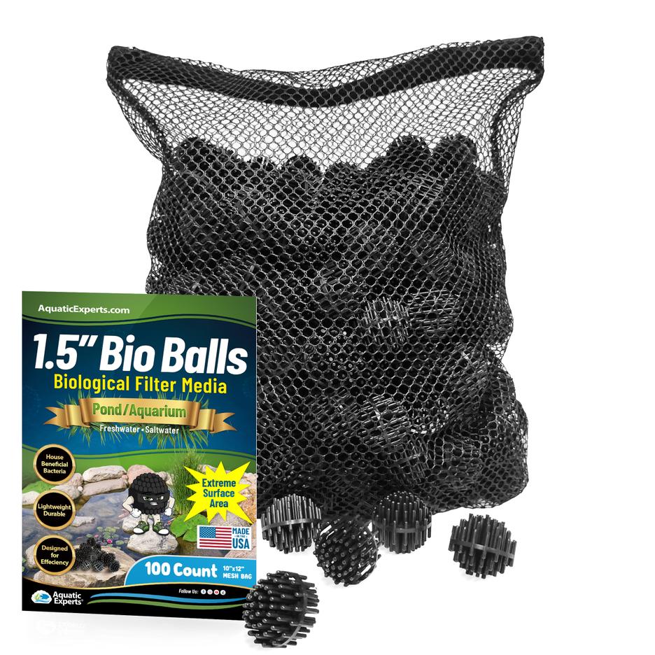 Bio Balls Filter Media - 1.5 Inch Large Bio Ball for Pond Filter - Per ...