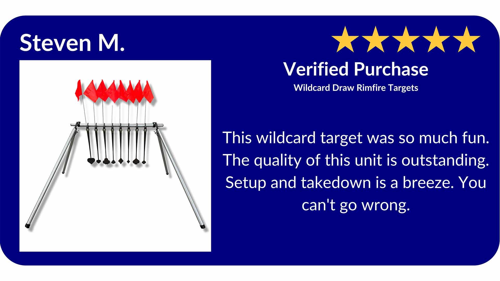 Wildcard Draw Rimfire Targets 🎯