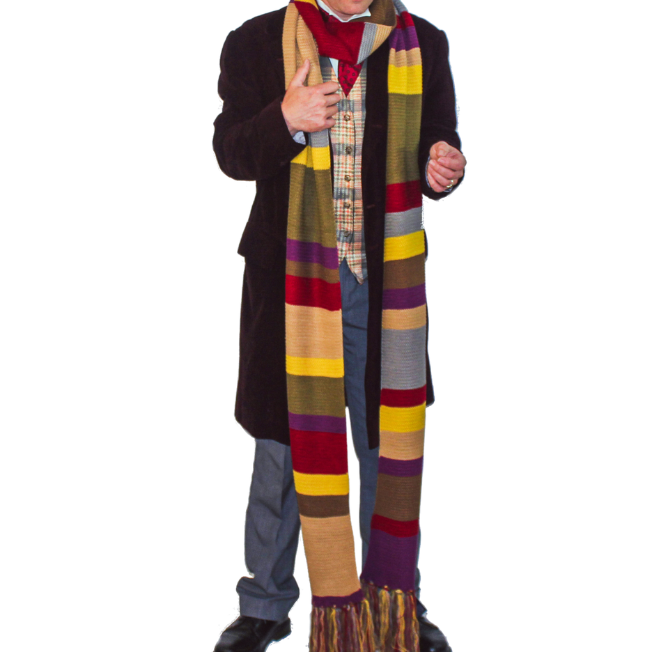 Doctor Who Scarf - Buy Official BBC Season 12 Tom Baker 4th Dr Scarf 12 ...