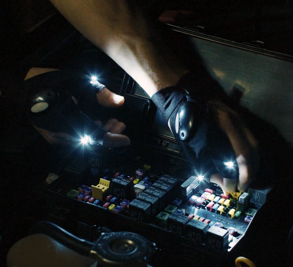 SuperGloves™ LED Flashlight Gloves - A Light Exactly Where You Need it ...