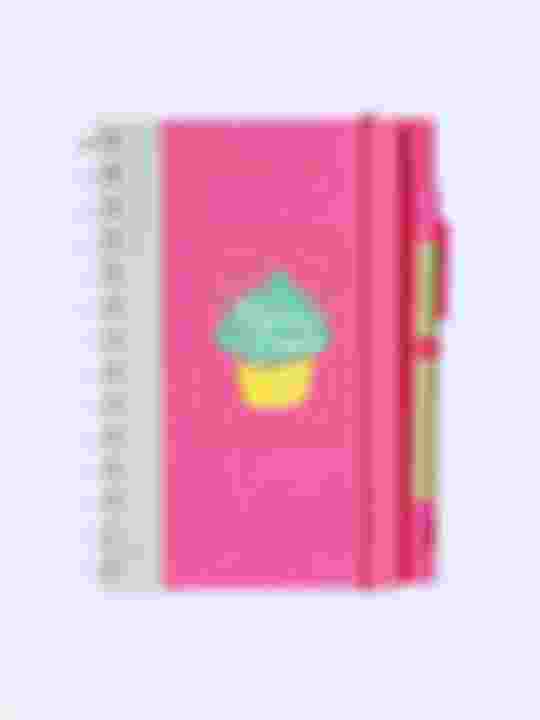 Neon Pink Cupcake Journal