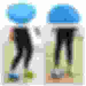 StrongTek Hedgehog Balance Pods with Hand Pump, Stability Trainer Set