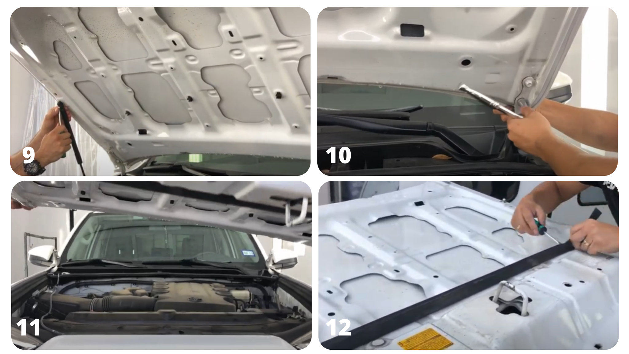 How to Install a 2010 to 2020 5th Gen Toyota 4Runner TRD Hood With Hoo