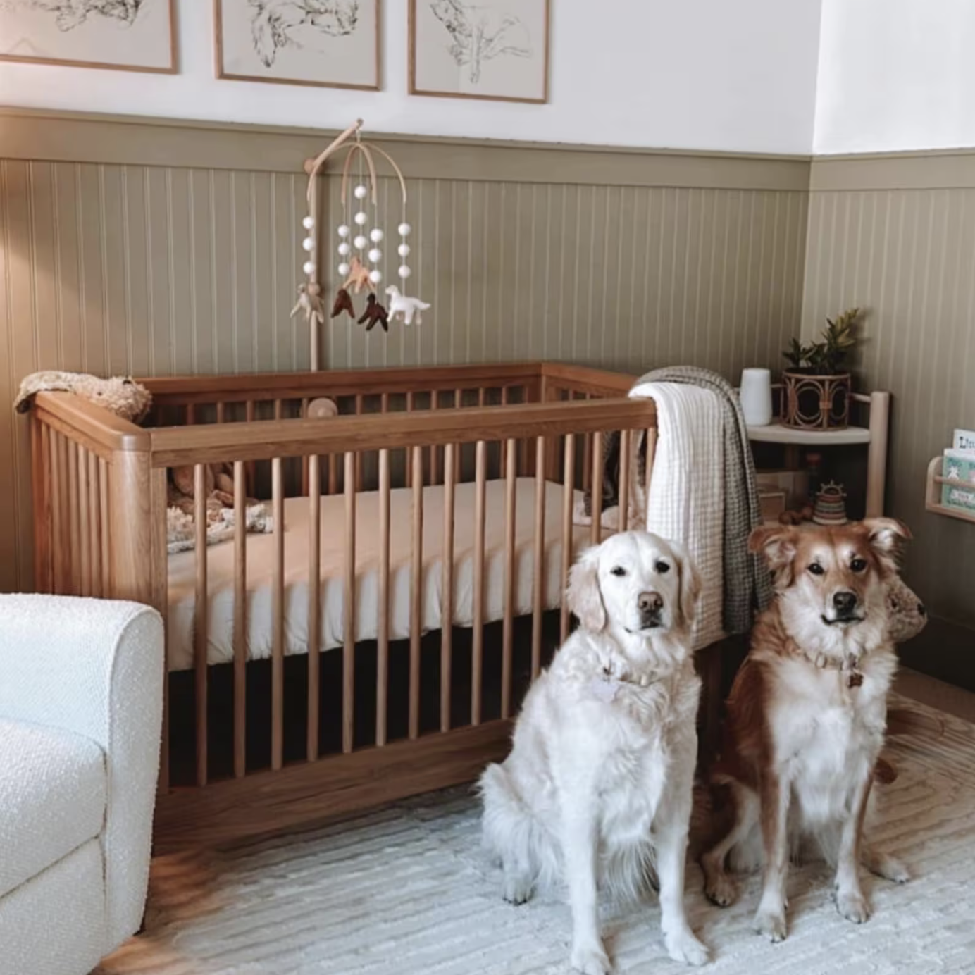 Custom Dog Baby Mobile