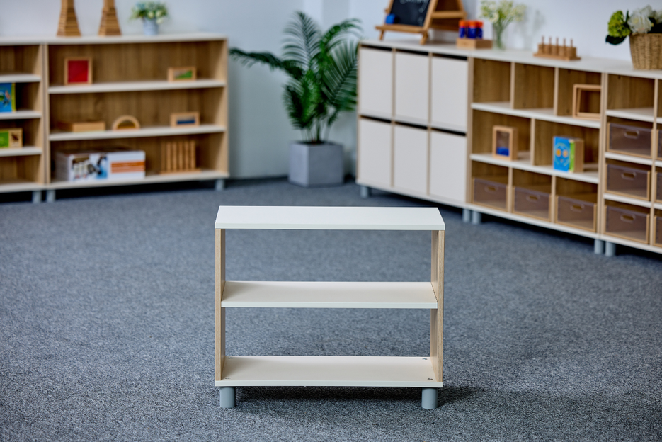 Beleduc Two Level Open Shelf - The Montessori Room