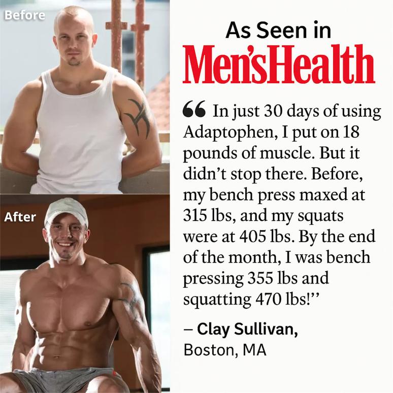 Adaptophen®: #1 Proven T-Booster for Men – Feel It in 30 Days