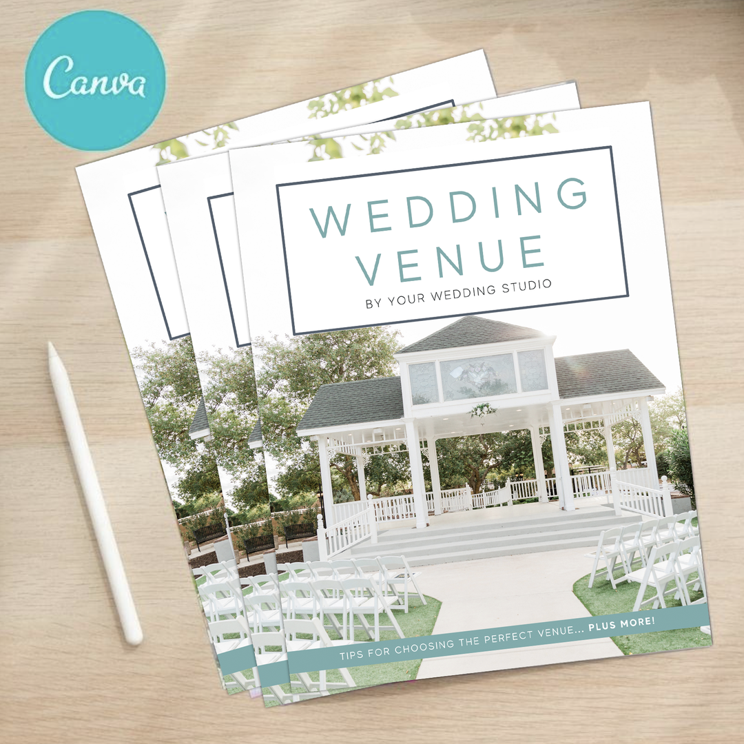 Wedding Venue Magazine Tempmlate