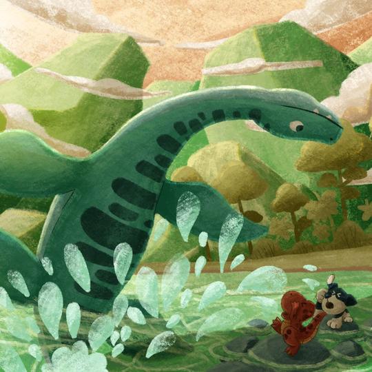 The Adventures of Cranpup: The Cranasaurus & The T-Rex