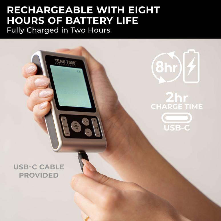 TENS 7000 Rechargeable TENS Unit - Conquer Your Pain