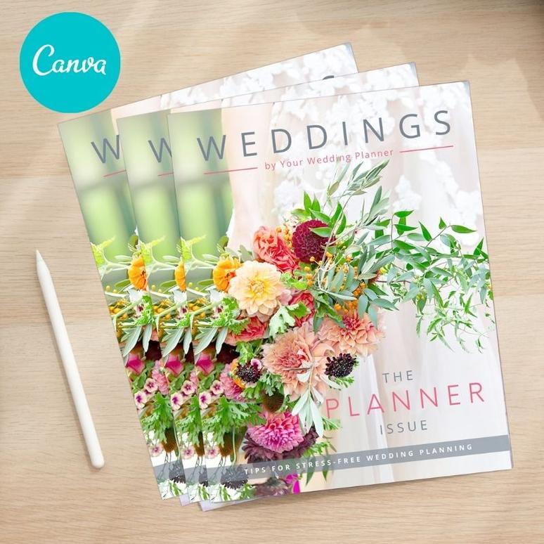 Wedding Planner Magazine Template