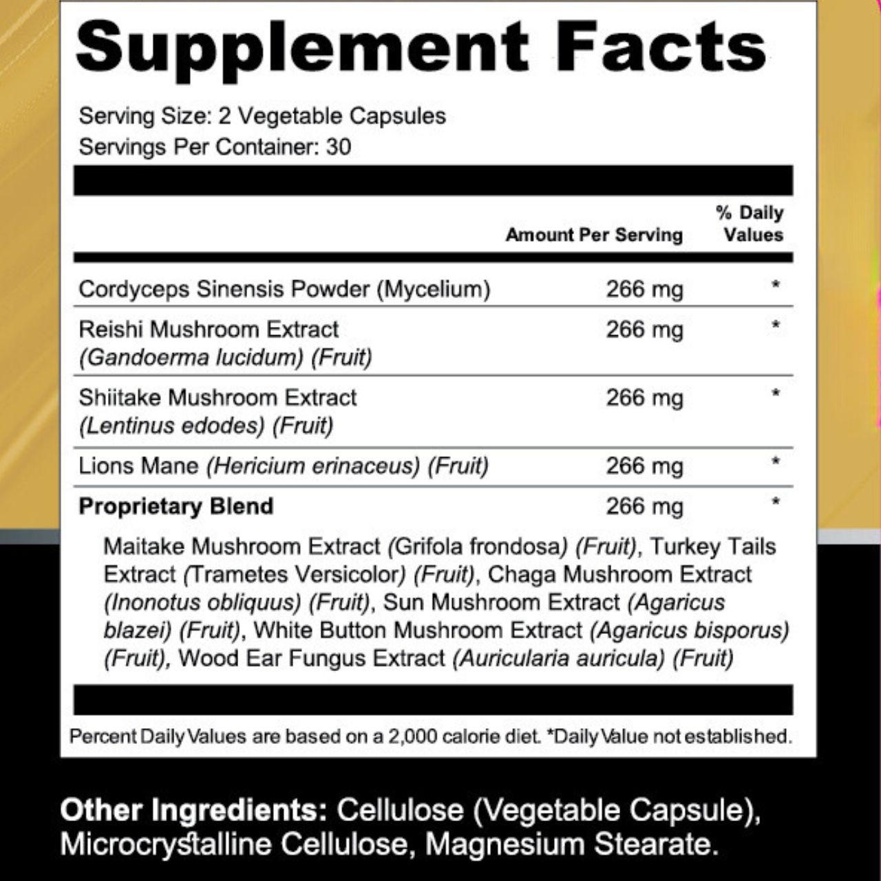 Muscle Velocity Mushroom Complex: Ultimate Blend for Body & Mind Welln