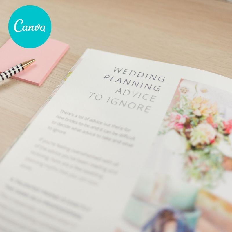 Wedding Planner Magazine Template