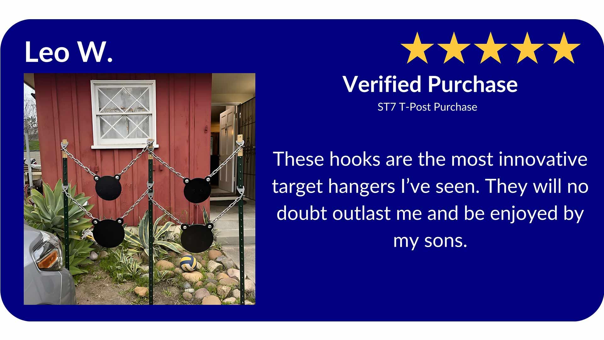 ST7 T Post Hooks Pair 🎯