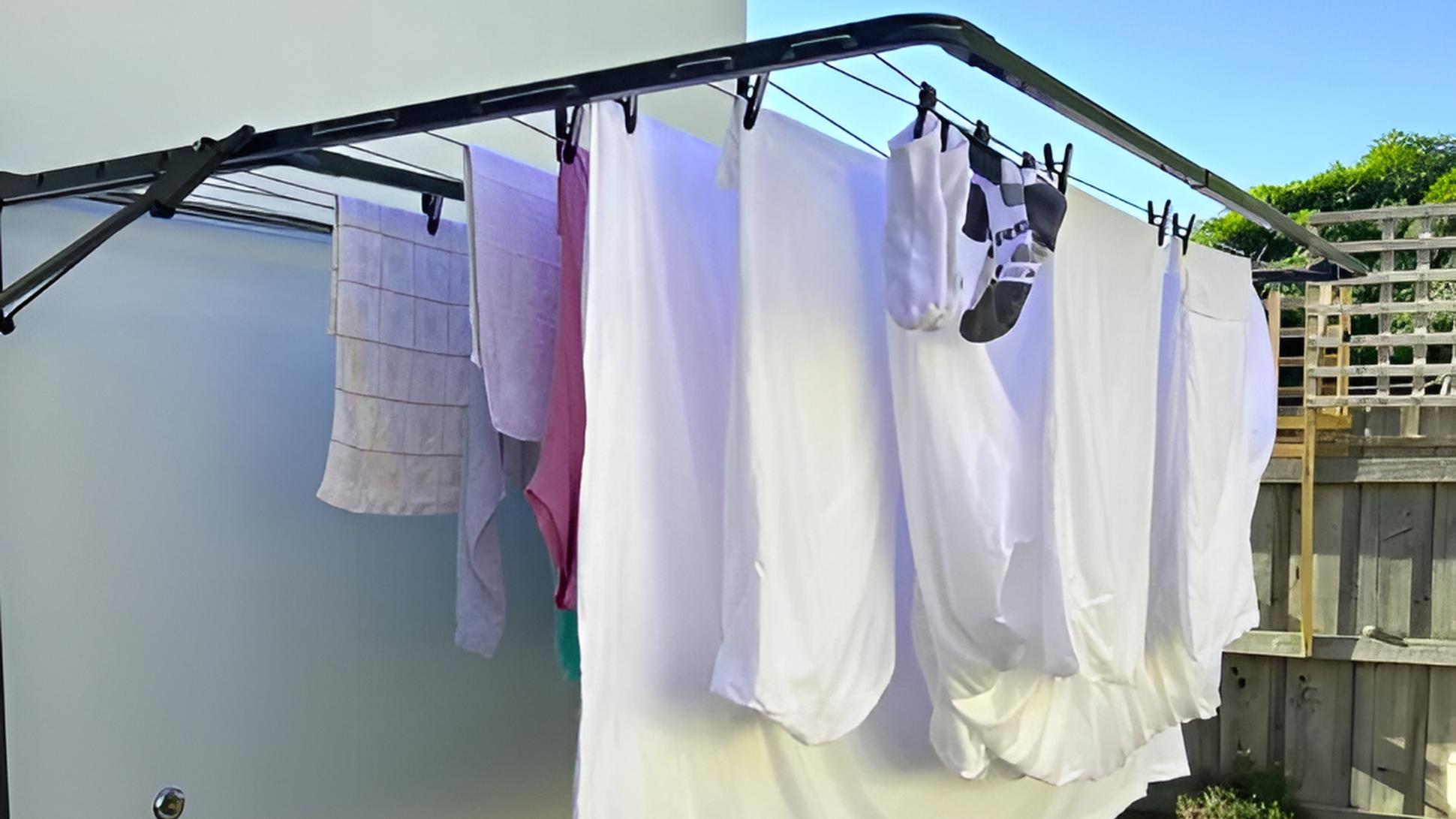 6 Fold Down Clothes Line Models Perfect for Queen Sheets – Lifestyle ...
