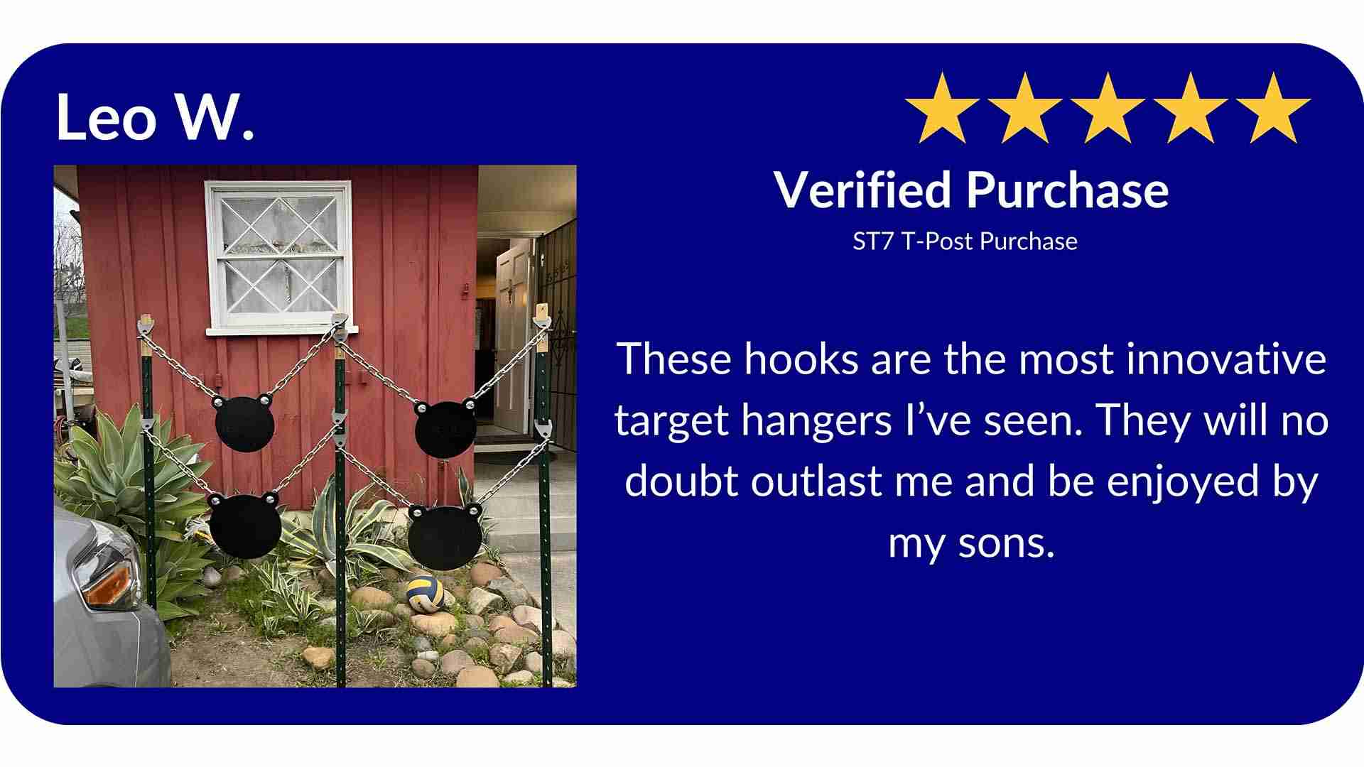 ST7 T Post Hooks Pair 🎯