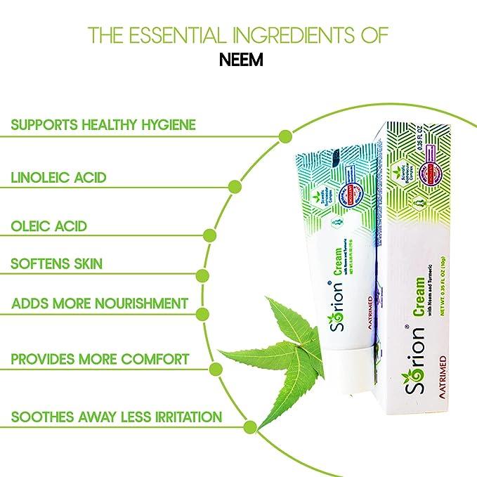 Sorion Herbal Cream (Travel-Size) with Coconut Oil, Neem, Turmeric