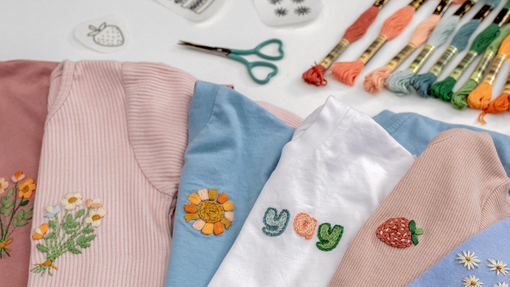 A Beginner's Guide for Embroidery onto Clothing – Clever Poppy