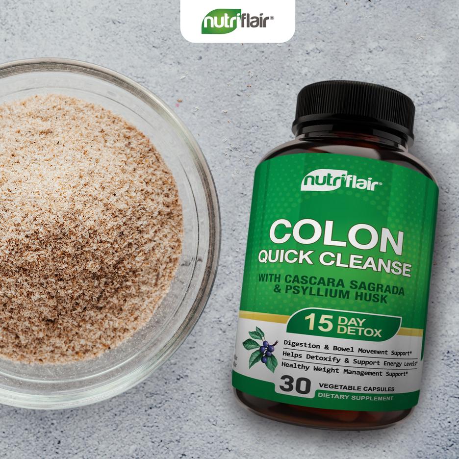 15 Day Quick Colon Cleanse & Detox Supplement From NutriFlair