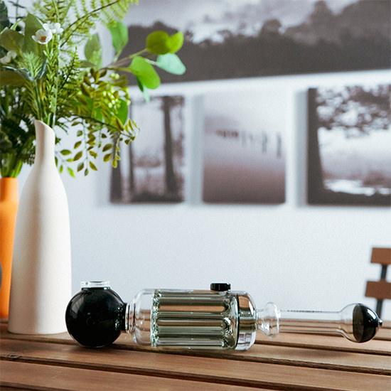 Steamroller Pipe | Smoke-Cooling | Borosilicate Glass – The Freeze Pipe