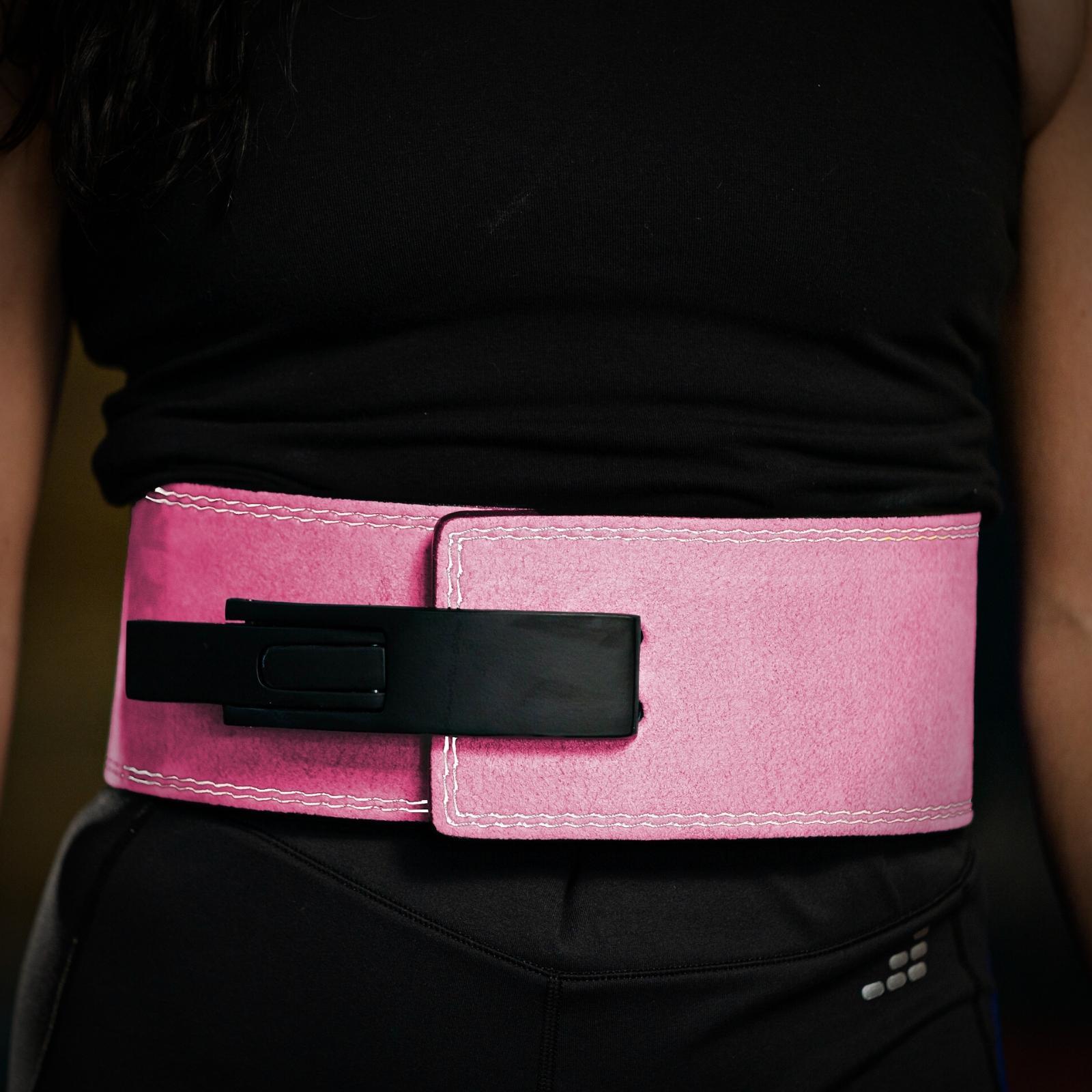 10 MM LEVER BELT - PINK – Fit Active Sports