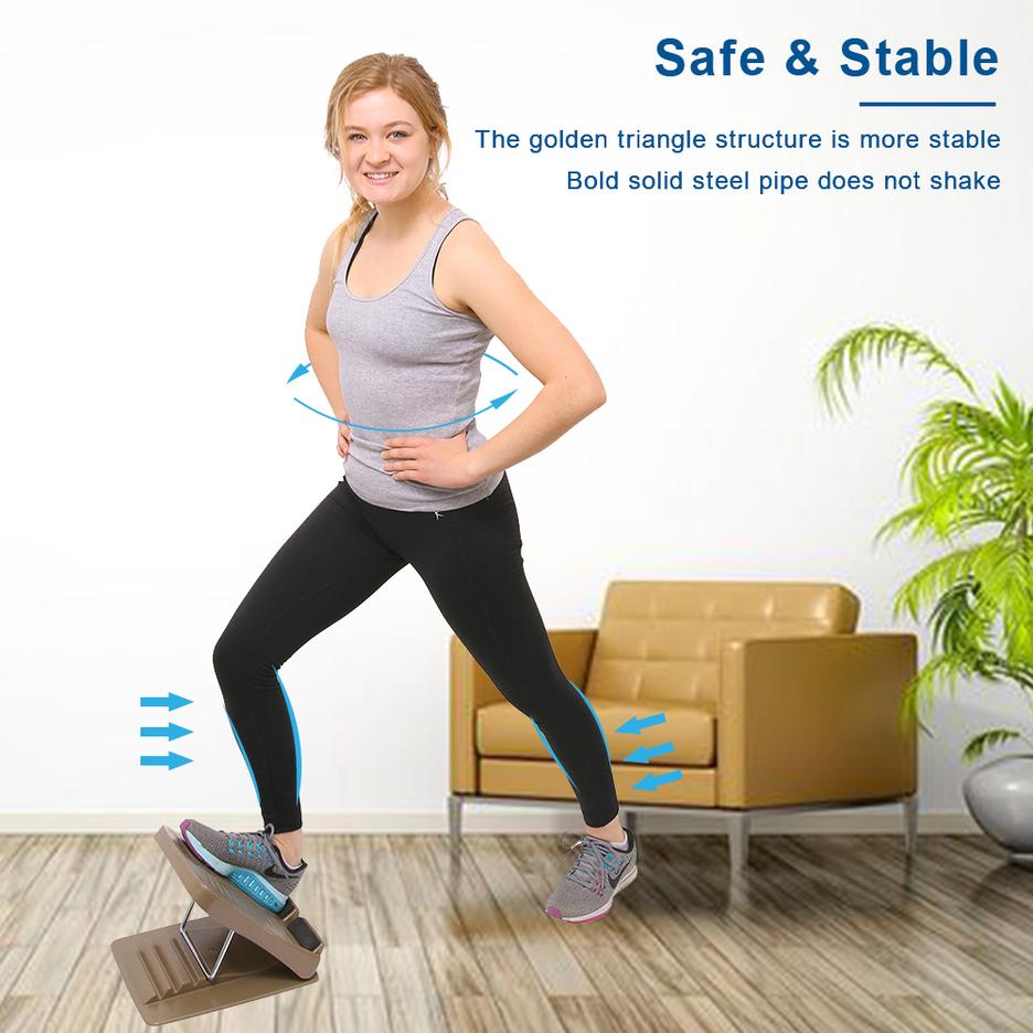 StrongTek Portable Slant Board, Adjustable Incline Calf Stretcher