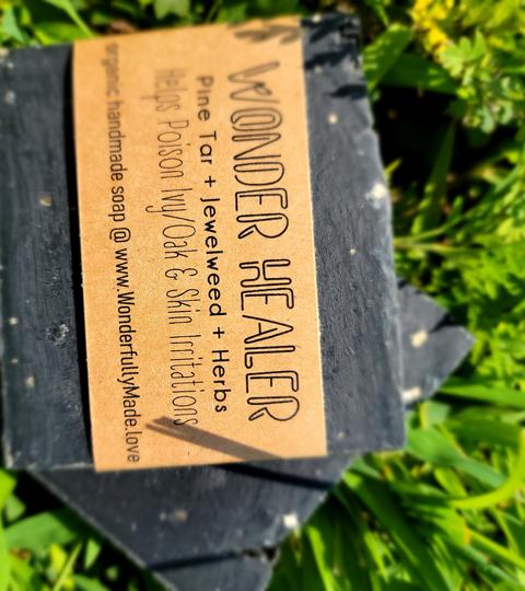 Wonder Healer Soap | Pine Tar | Jewelweed | Herbal | Colloidal Oatmeal ...