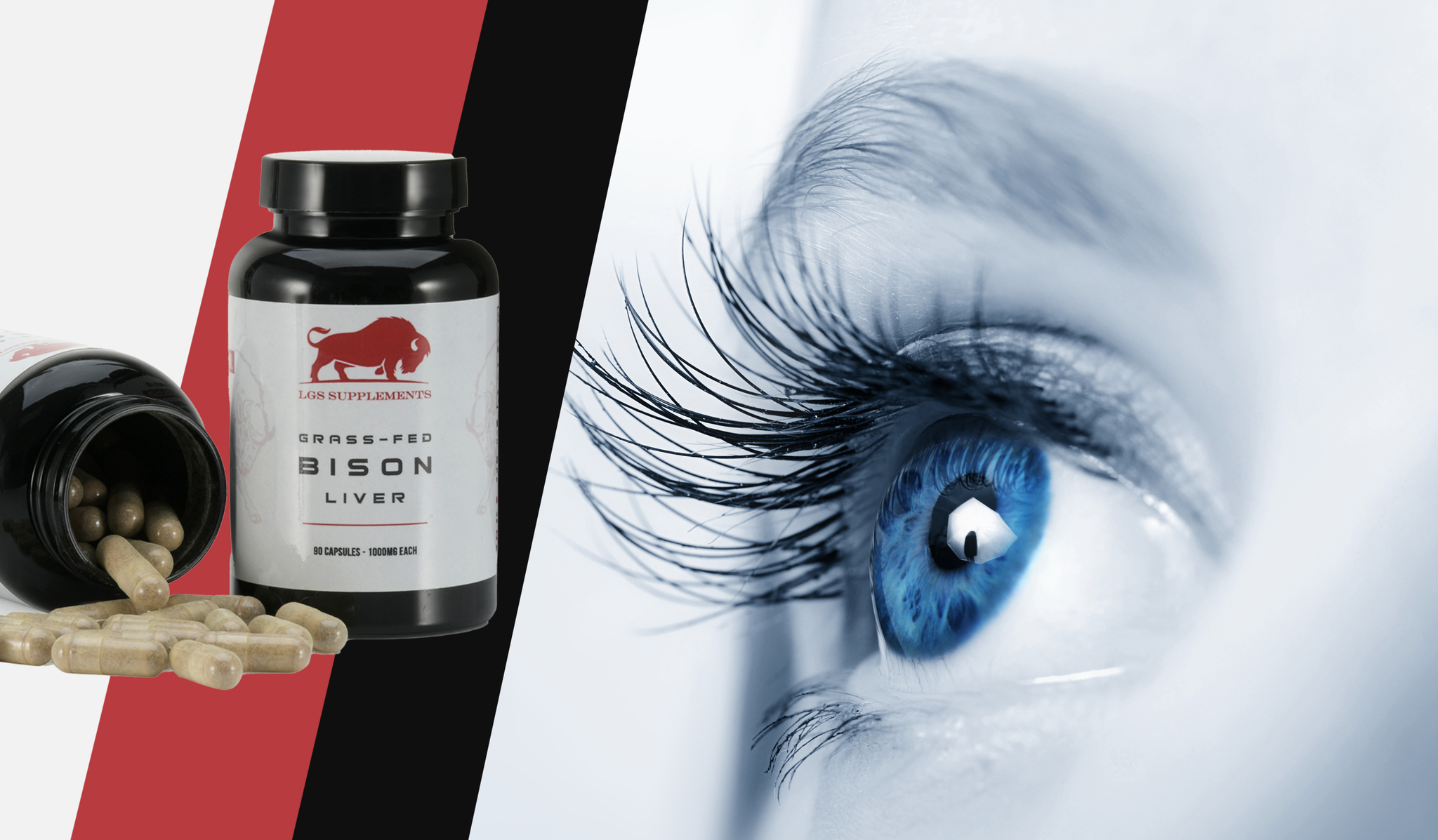 LGS Supplements Bison Liver Capsules 1000mg