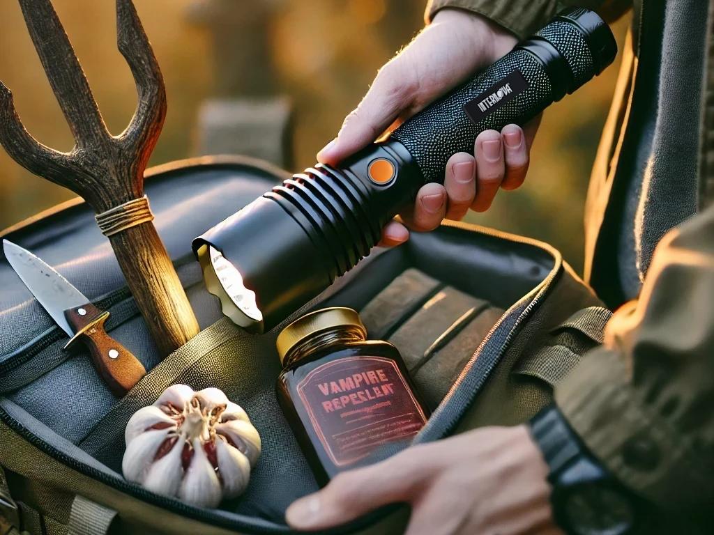 Sentinel Tactical Flashlight - Defend Against Vampires & Monsters | In