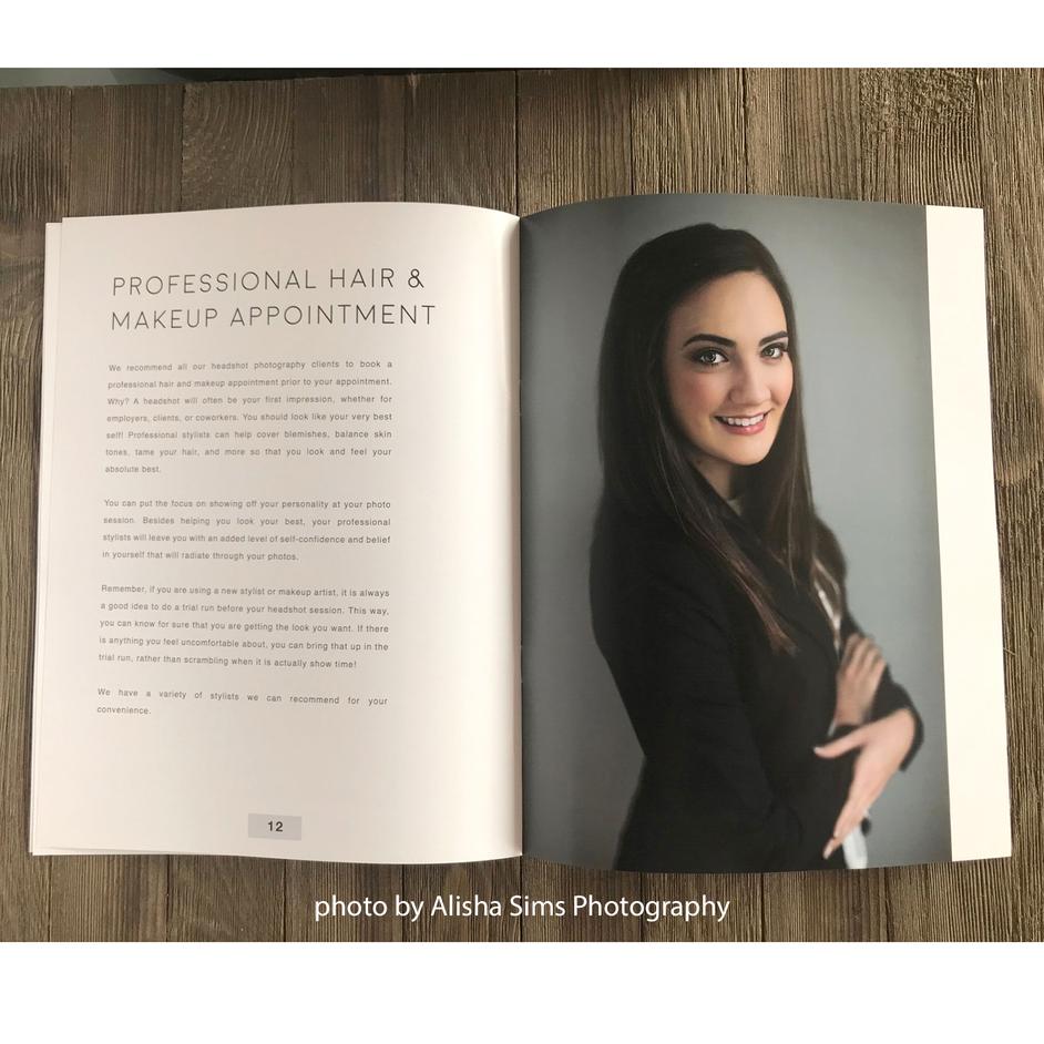Headshots Welcome Guide Marketing Template