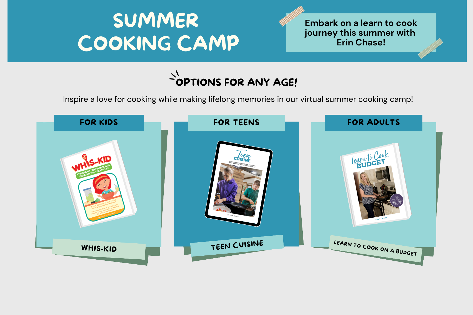 Summer Cooking Camp with Erin Chase