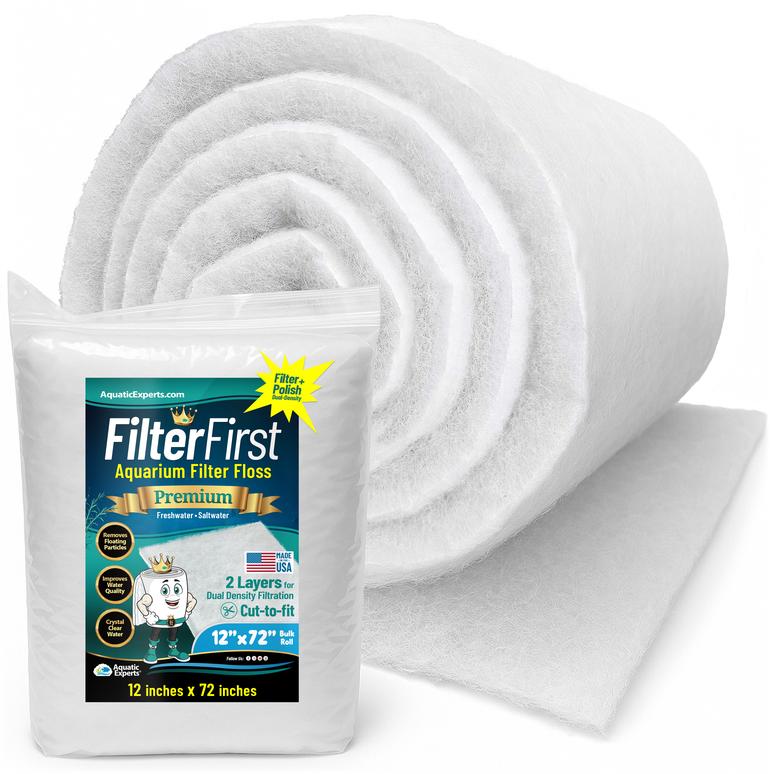 Aquarium Filter Floss for Fish Tank Filters - FilterFirst Pad - Media ...