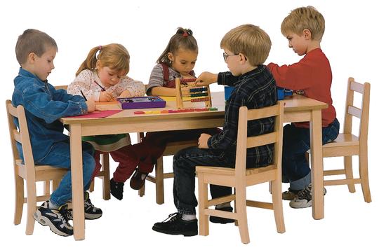 JBP Rectangular Classroom Table - Small - 24" x 36" (Multiple Heights ...