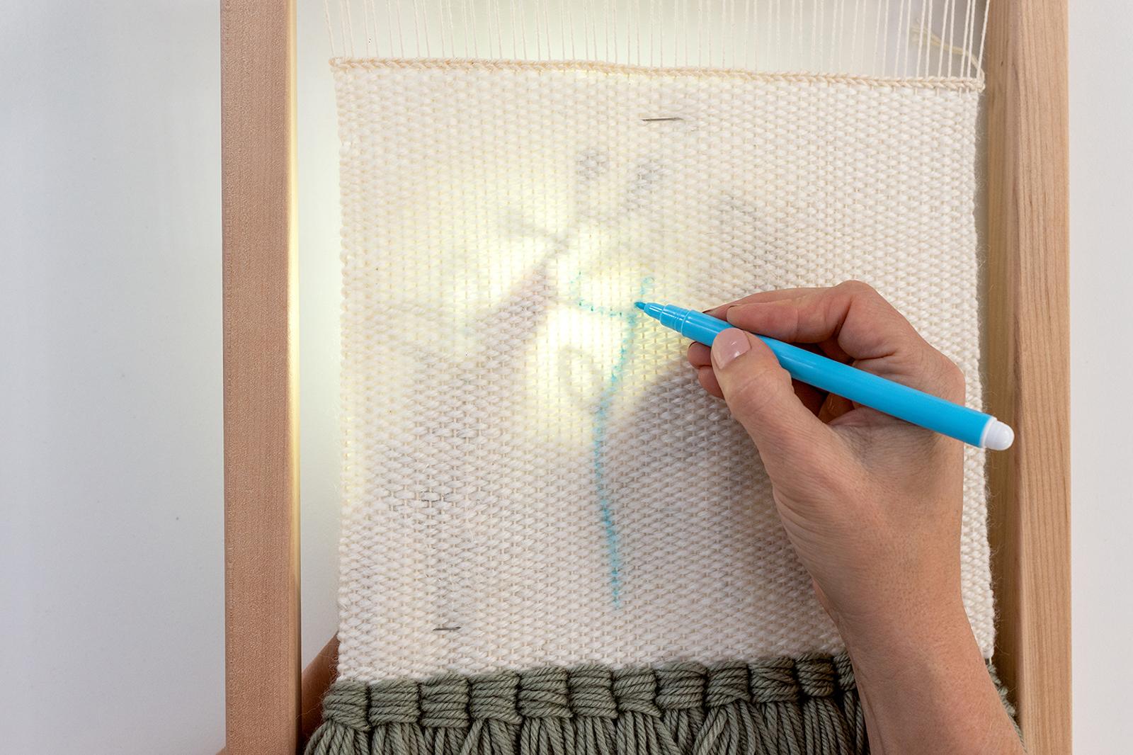 Transferring your Pattern onto a Woven Backdrop - Learn This Weaving T ...