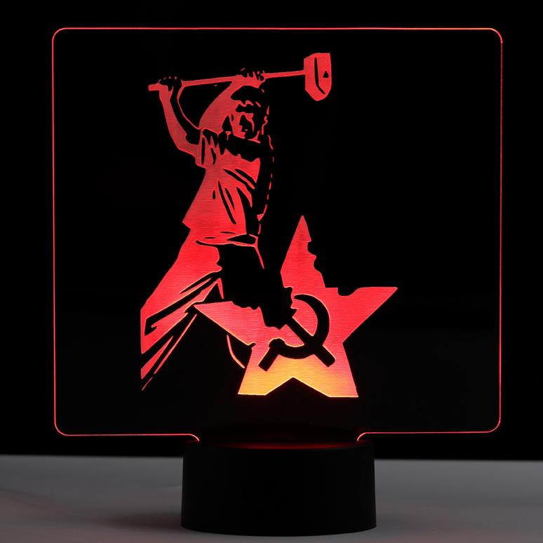 Smash Communism Patriotic LED Sign 💡