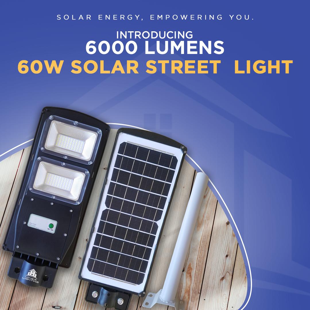 60W Solar Street Light 6000 Lumens 60W Solar Street Light 6000 Lumens