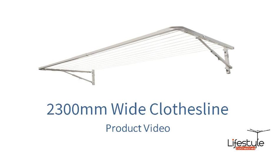 2300mm Wide Clothesline [Video Guide + FAQs Answered] - Lifestyle ...