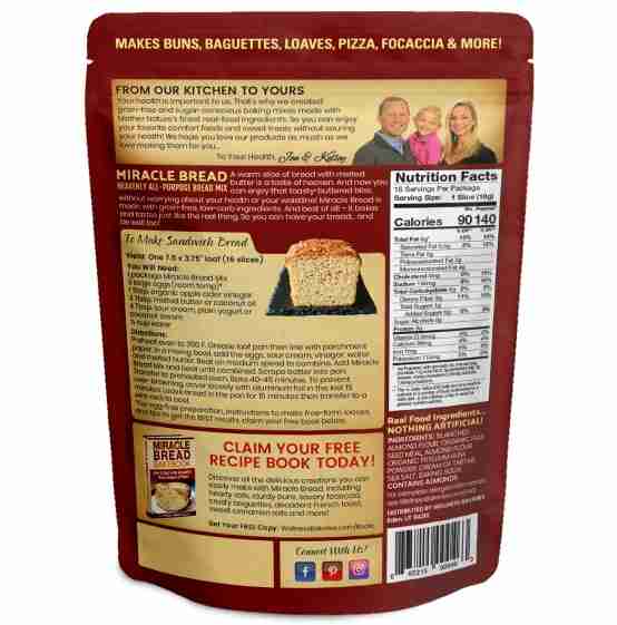 Keto Paleo Sandwich Bread - Wellness Bakeries