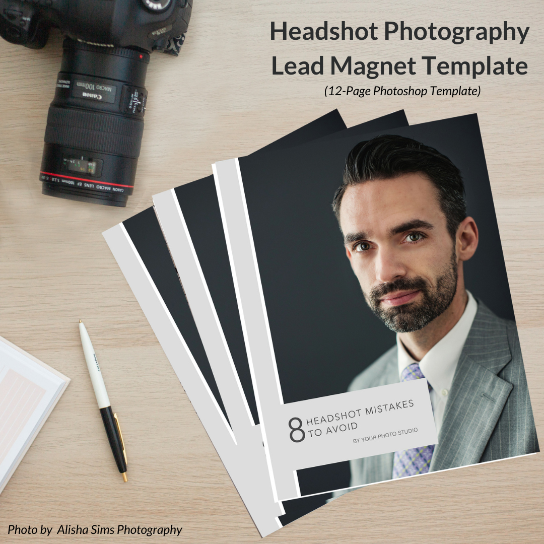 Headshot Photography Lead Magnet Template