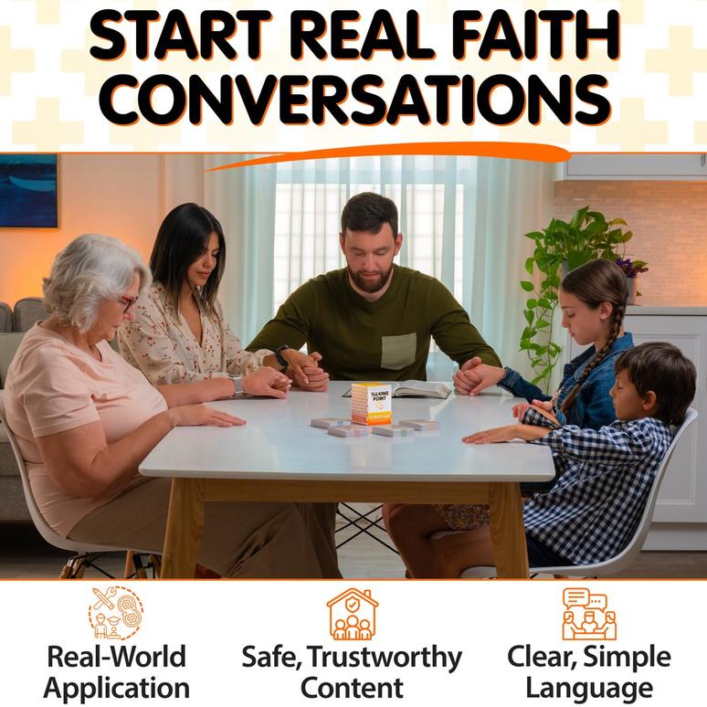 Christian Conversation Starters | Bible Conversation Cards – Talking ...