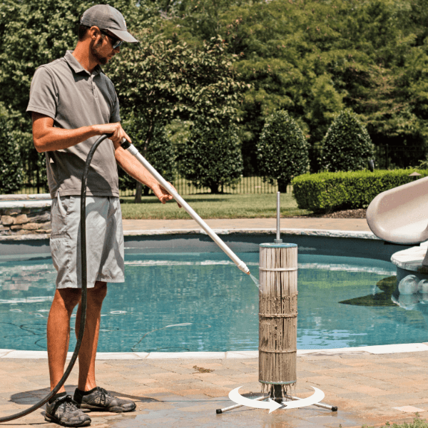 Cyclone Pool Filter Cleaning System