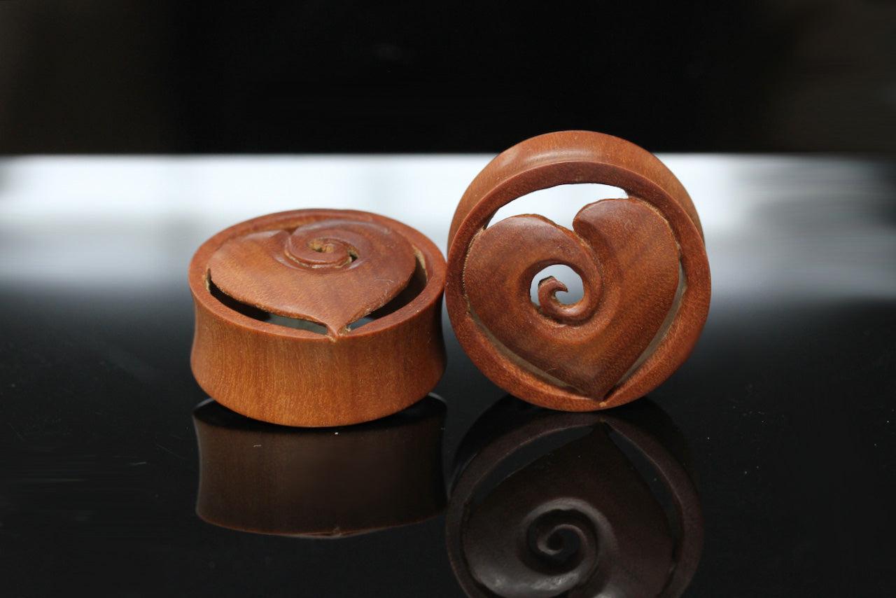 Stretched Ear Hand Carved Plugs, Tunnels, Gauge, and Hangers – Two ...