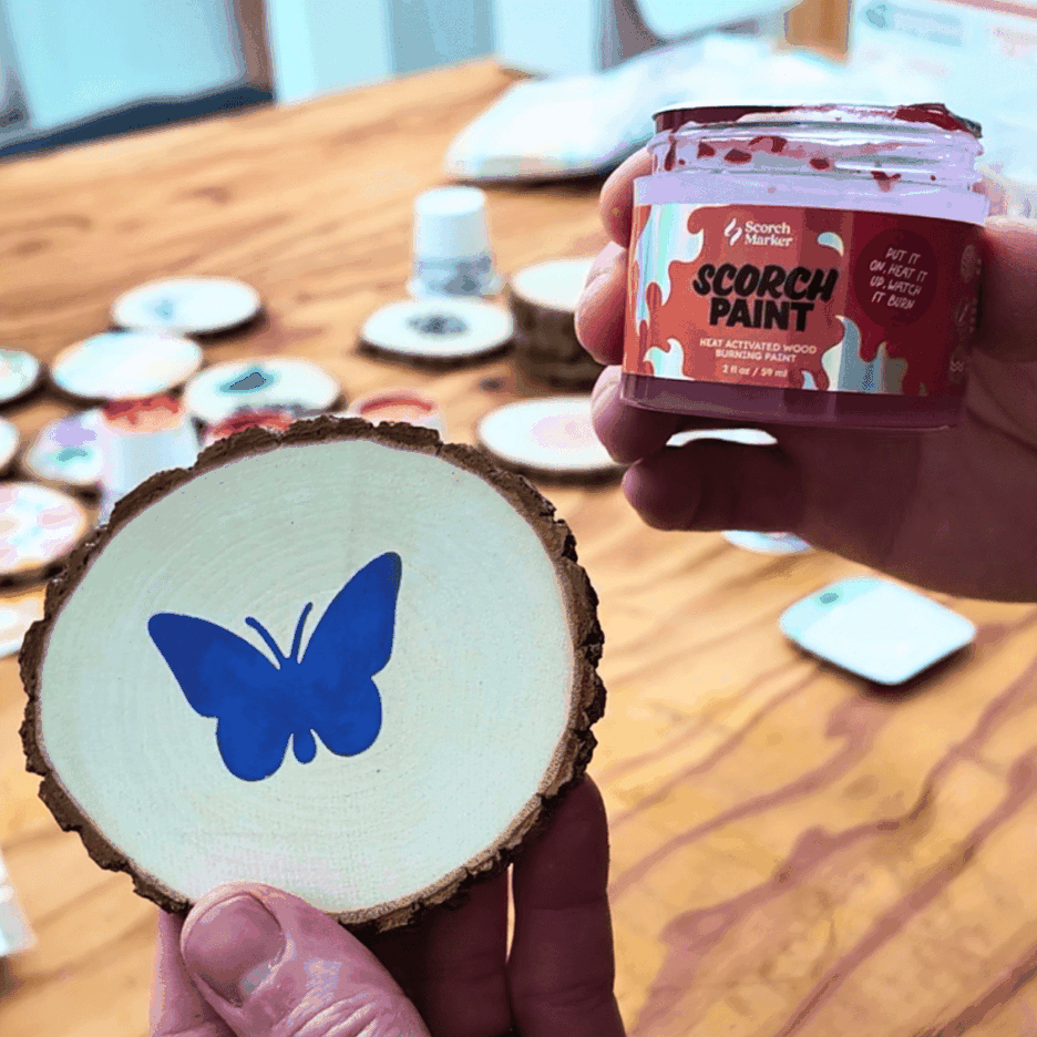 Scorch Paint - Heat Activated Craft Paint That Burns - Scorch Marker