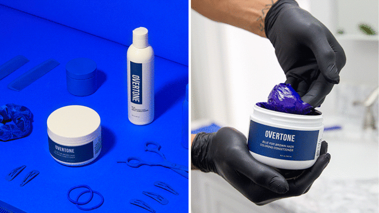 Blue For Brown Hair Can Do It All – Overtone Color