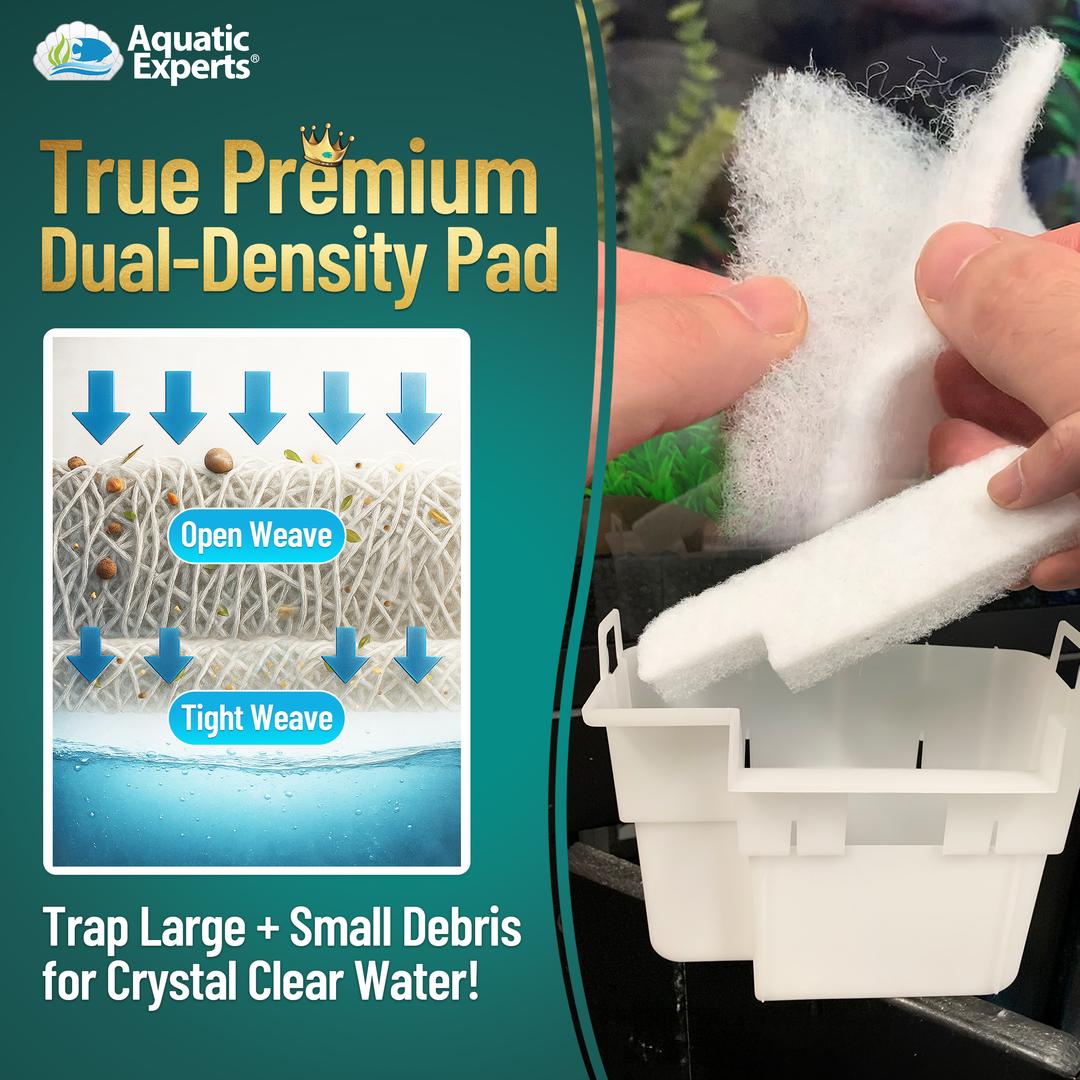 Aquarium Filter Floss Pad for Tidal – Pre-Cut Media | Aquatic Experts