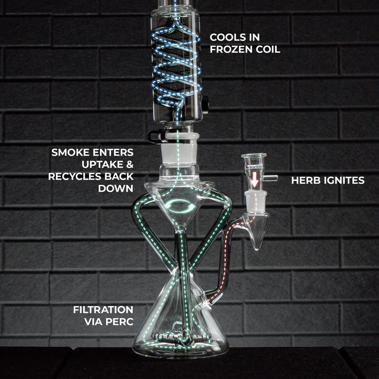 Recycler Bong Pro – The Freeze Pipe