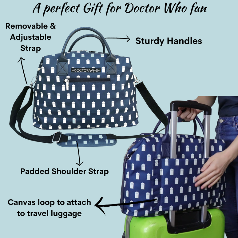 Doctor Who Bag - TARDIS Laptop Messenger & Travel Bag - Dr Who ...
