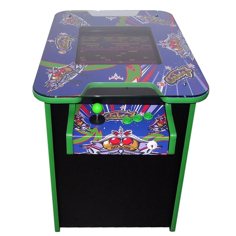 Retro Cocktail Table Arcade Machine - Galaga Themed